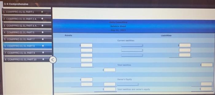 Solved 1-4 Comprehensive 1. COMPPRO.01.01. PART 1 Part 1 | Chegg.com