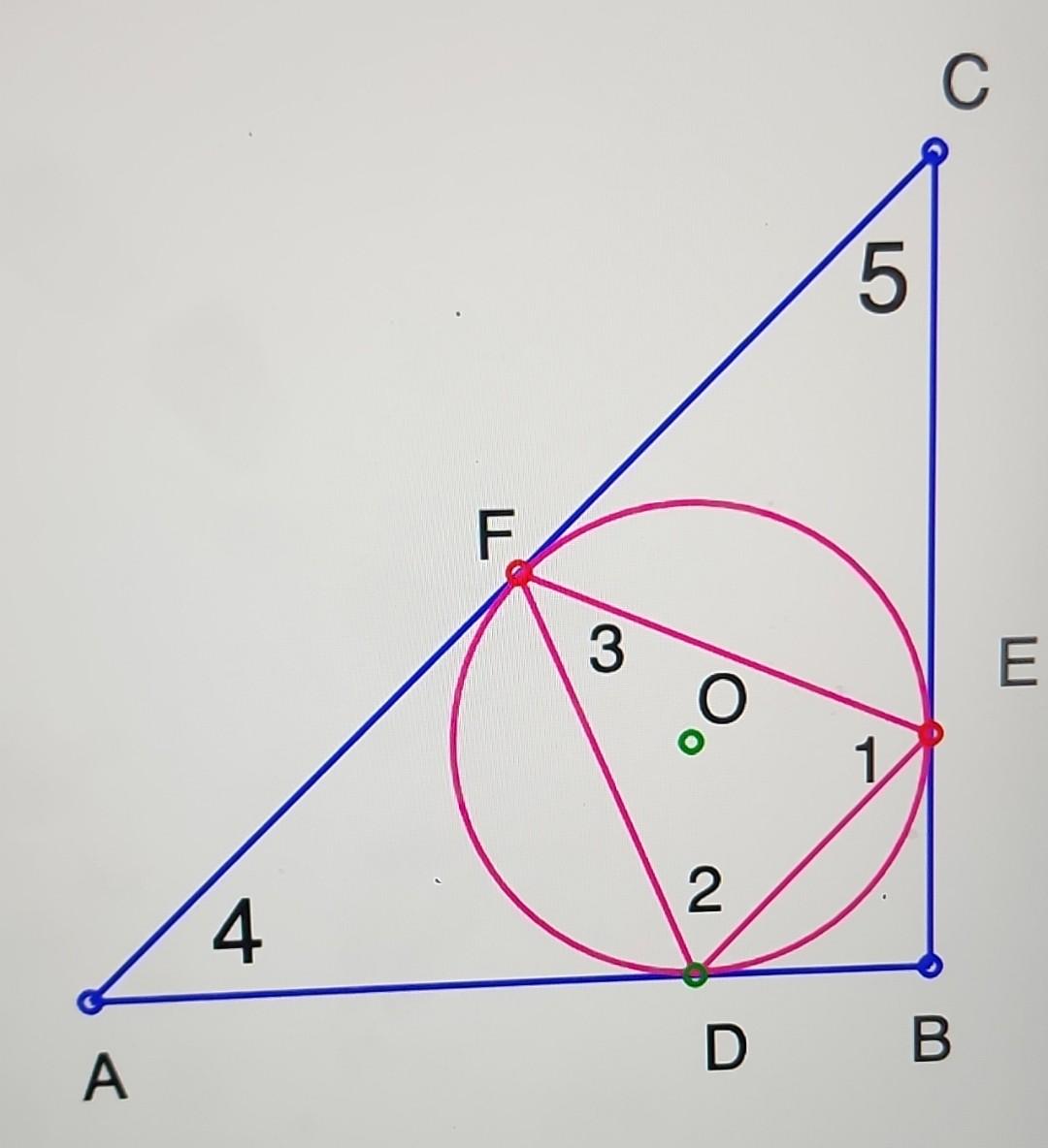 Solved In the figure on the right, the circle is inscribed | Chegg.com