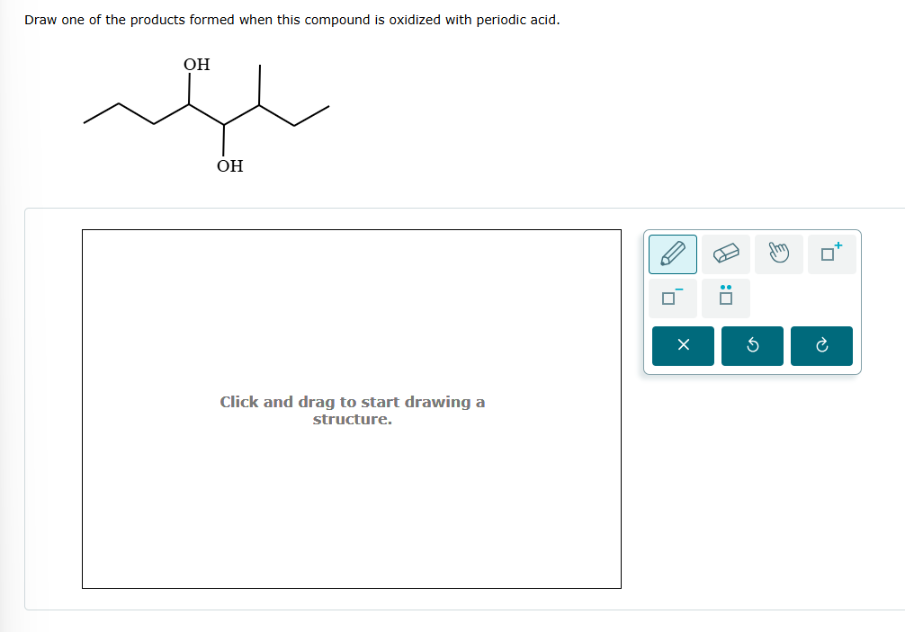 Solved Draw one of the products formed when this compound is | Chegg.com