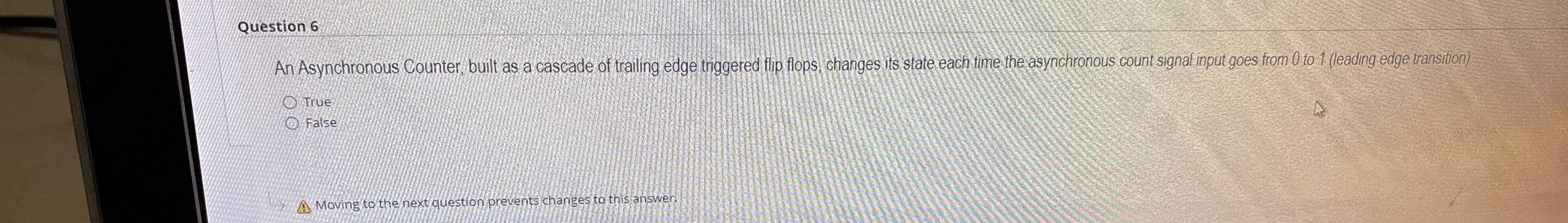 Solved Question 6An Asynchronous Counter built as a cascade | Chegg.com
