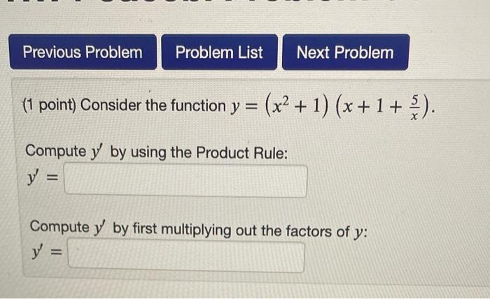Solved HW4-Jacob: Problem 11 Previous Problem Problem List | Chegg.com