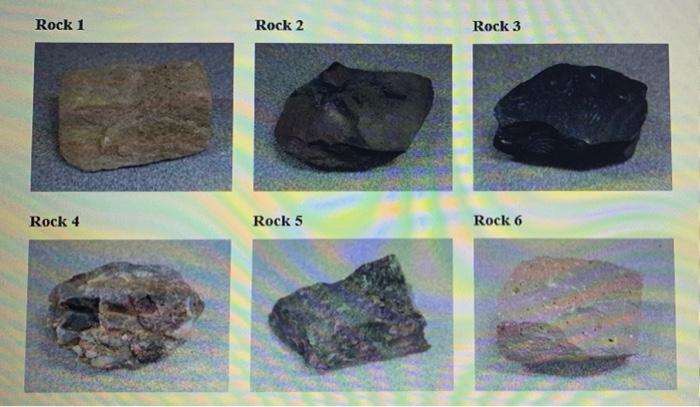 Solved Rock 1 Rock 2 Rock 3 Rock 4 Rock 5 Rock 6 Rock 7 | Chegg.com