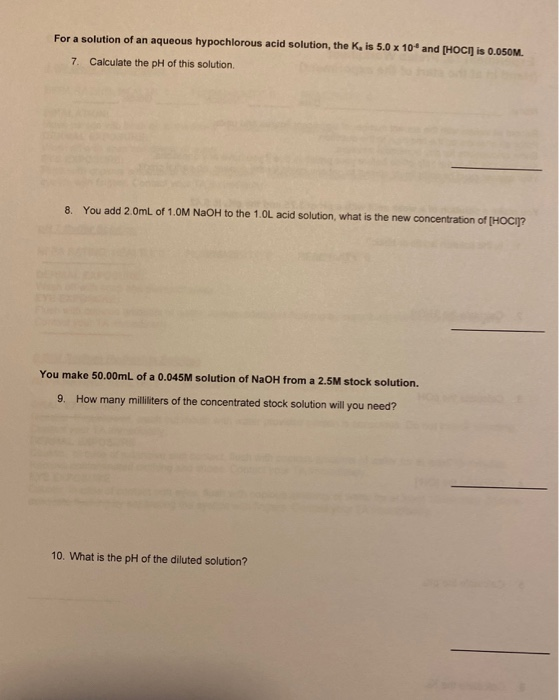 Solved Record all values with the correct number of | Chegg.com