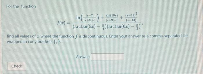 Solved For the function | Chegg.com