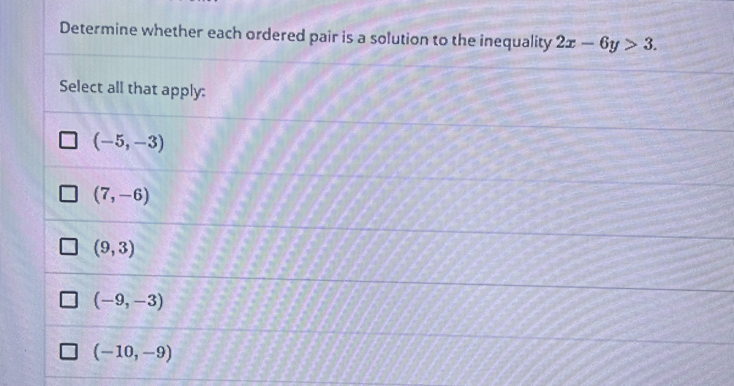 Solved Steps fDetermine whether each ordered pair is a | Chegg.com