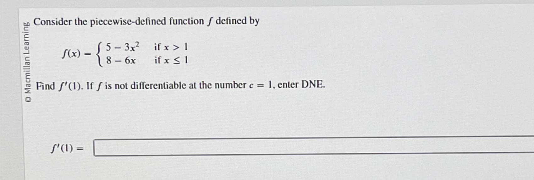 Solved Consider the piecewise-defined function f ﻿defined | Chegg.com