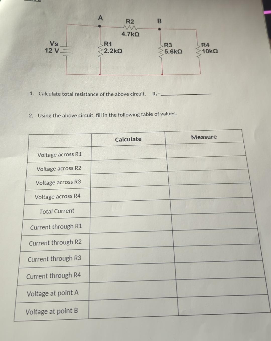 Calculate total resistance of the above | Chegg.com