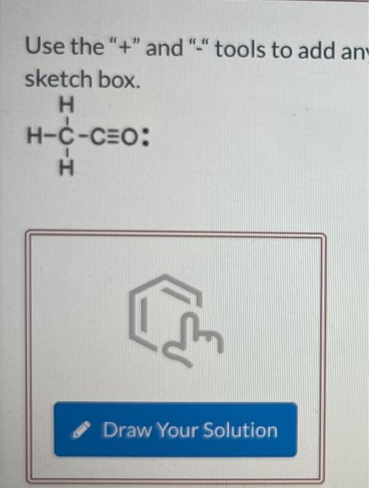 Solved use the plus and minus tools to add any missing | Chegg.com