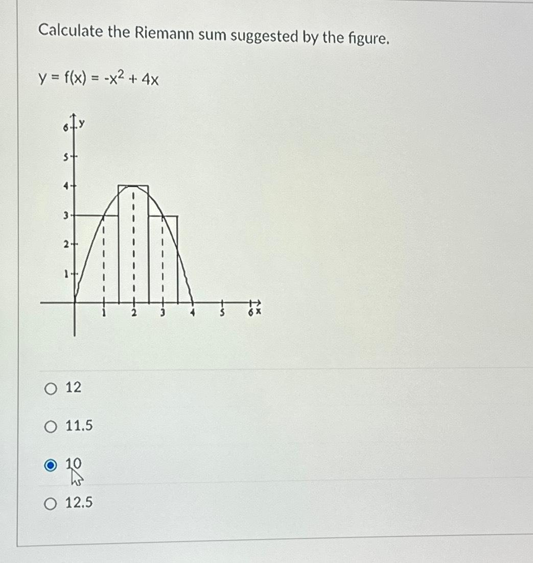 Solved Calculate the Riemann sum suggested by the | Chegg.com