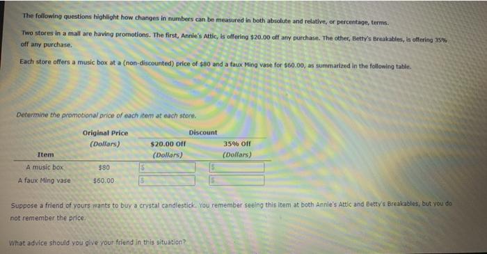 Solved The following questions highlight how changes in | Chegg.com Solved The following questions highlight how changes in | Chegg.com