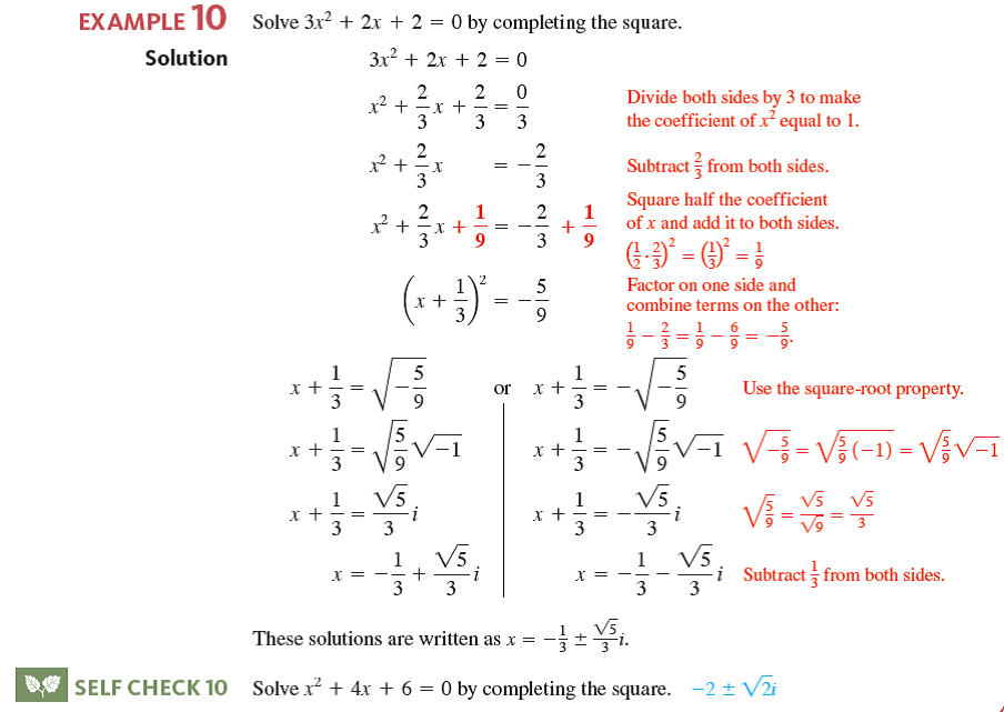 Solved: Use completing the square to solve each equation. See ...