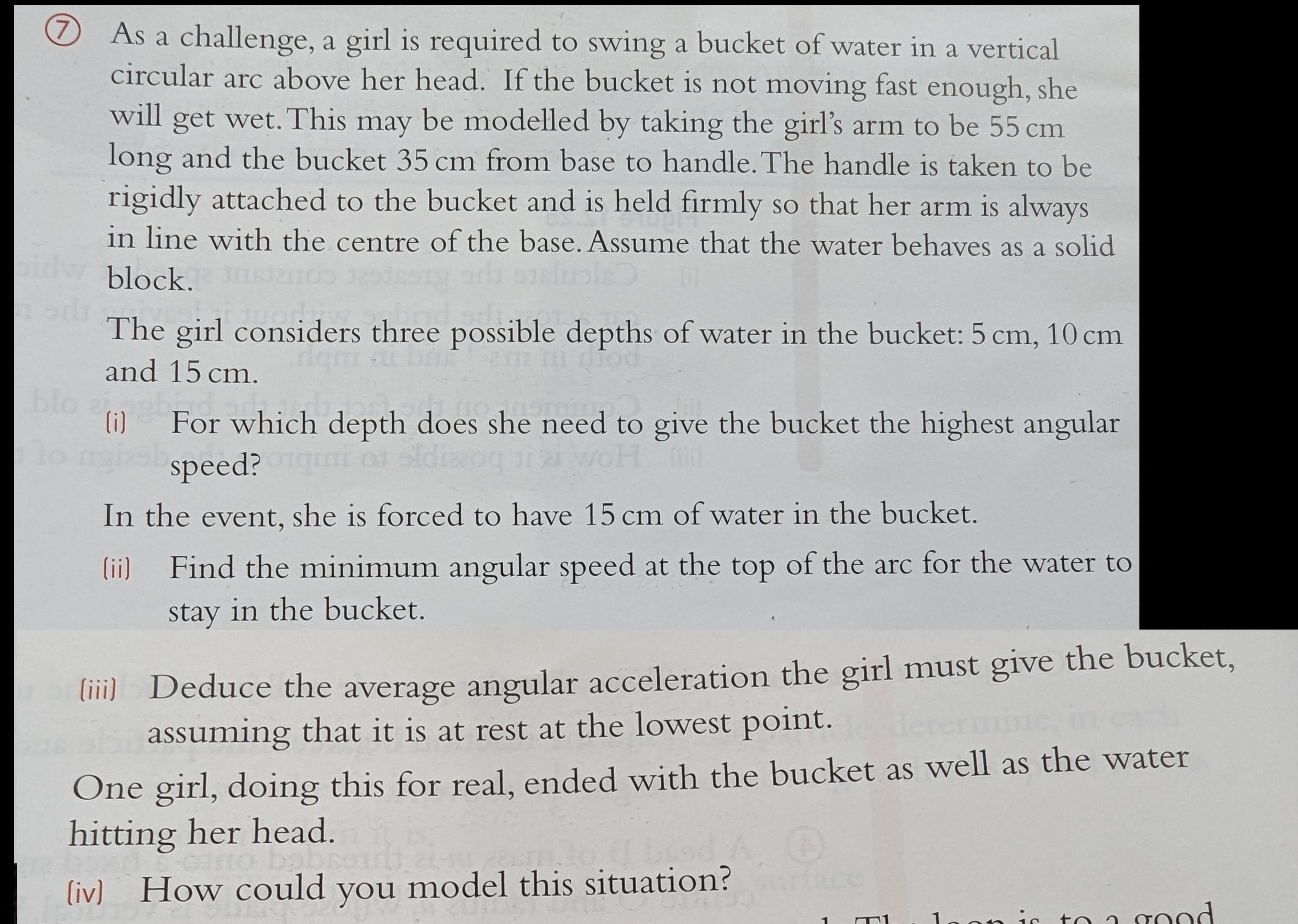 Solved (iii) ﻿Deduce the average angular acceleration the | Chegg.com