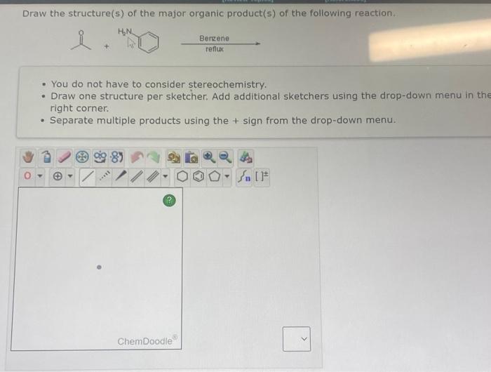Solved Draw the structure(s) of the major organic product(s) | Chegg.com