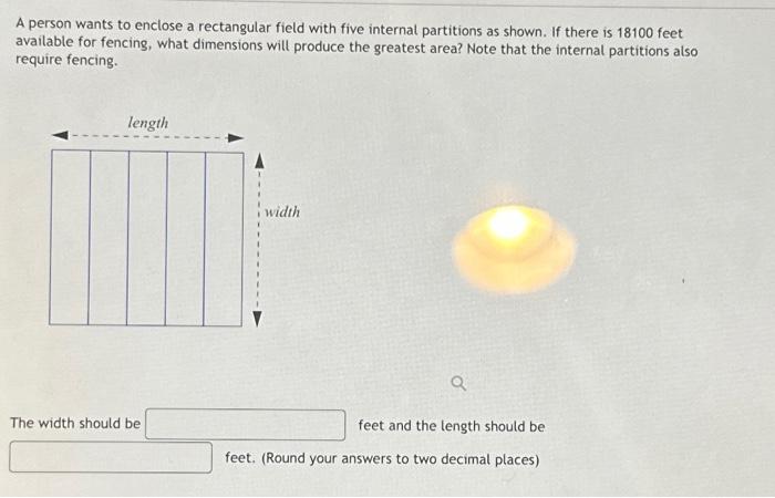 Solved A person wants to enclose a rectangular field with | Chegg.com
