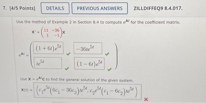 Solved Use (5) in Section 8.4. | Chegg.com
