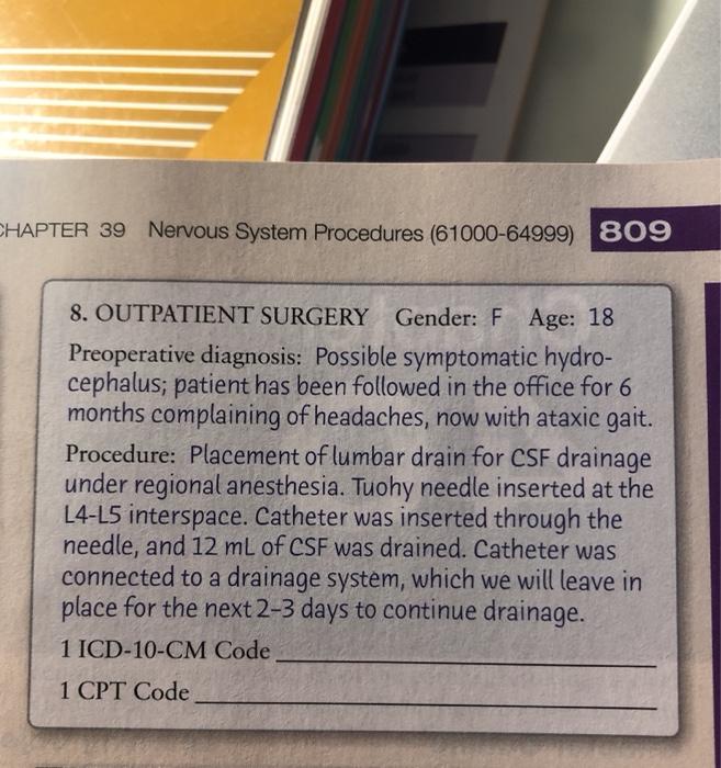 Solved CHAPTER 39 Nervous System Procedures (61000-64999) | Chegg.com