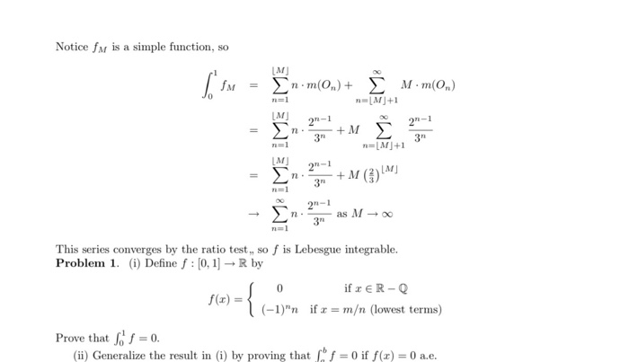 Solved Real Analysisuse the note and hint to answer problem | Chegg.com