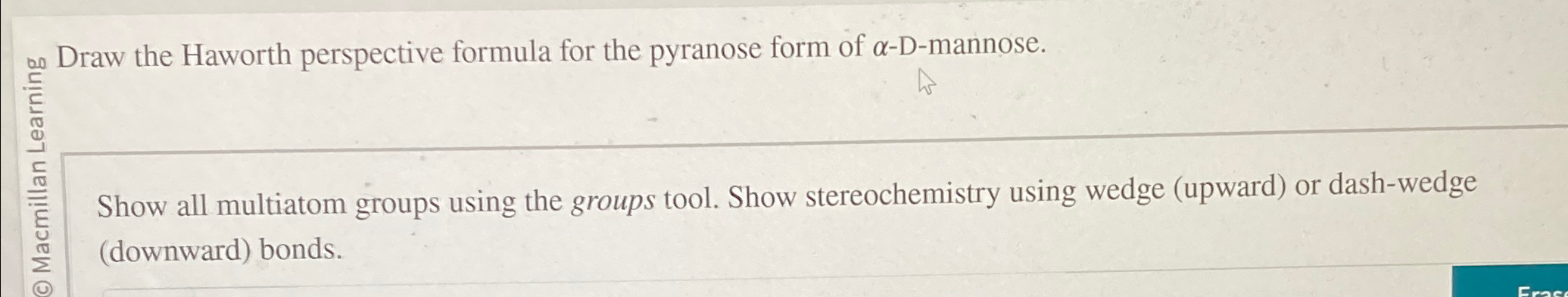 Do Draw the Haworth perspective formula for the | Chegg.com