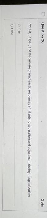 Solved D Question 26 Protest, Despair, and Disdain are | Chegg.com