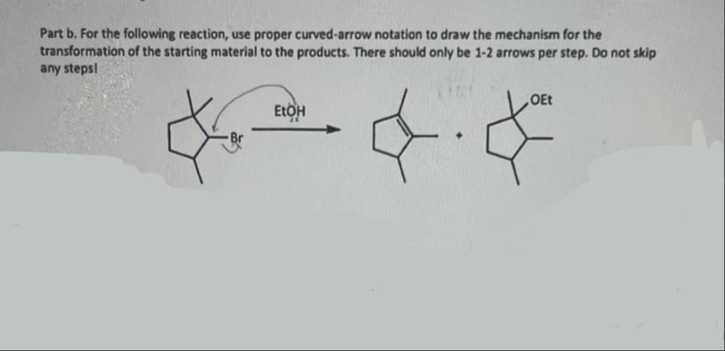 Solved Part b. ﻿For the following reaction, use proper | Chegg.com