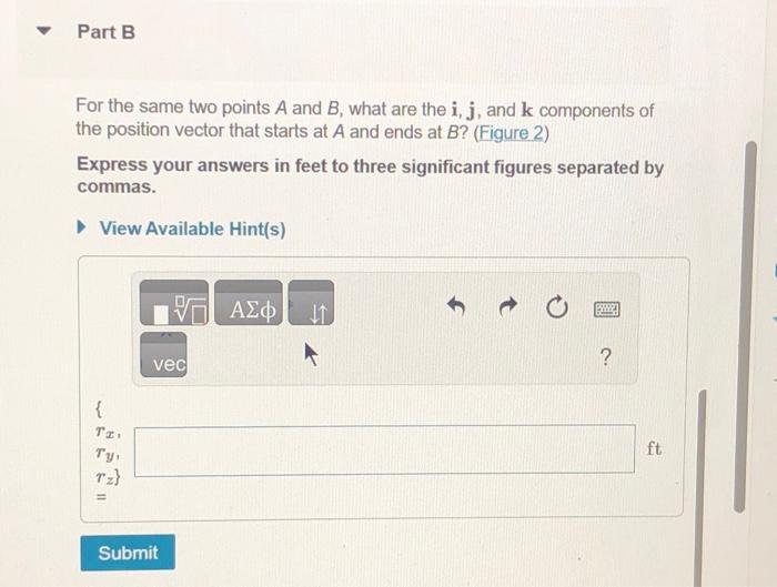 Solved As shown on the coordinate system, points A and B | Chegg.com