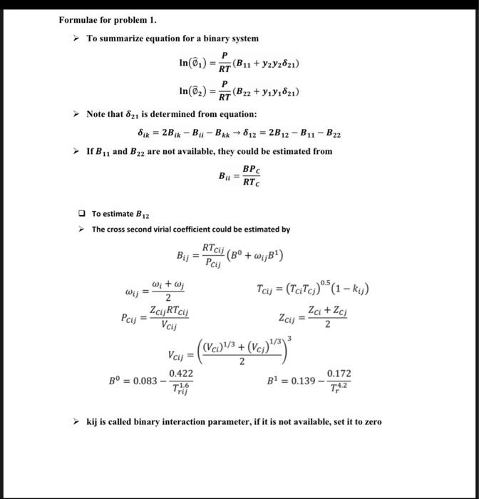 Solved Assignment-4 (5 Roints) For an equimolar binary | Chegg.com