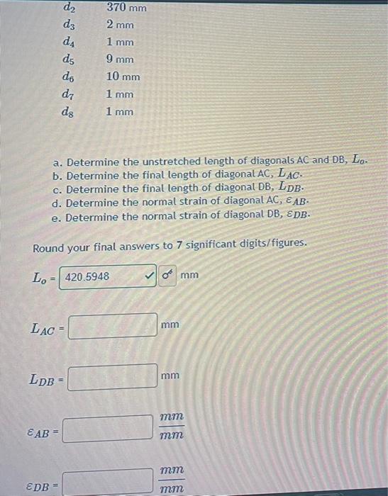 Solved The rectangle is stretched to make a diamond shape. y | Chegg.com