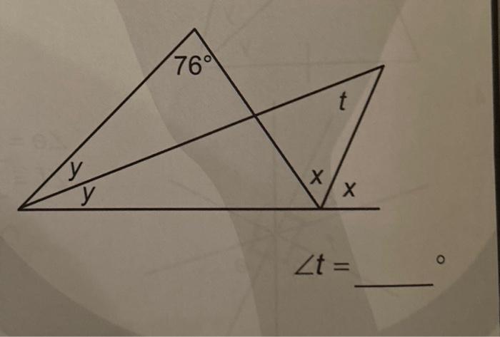 Solved ∠t= | Chegg.com