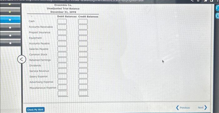 Solved Errors in Trial Balance Identify the errors in the | Chegg.com