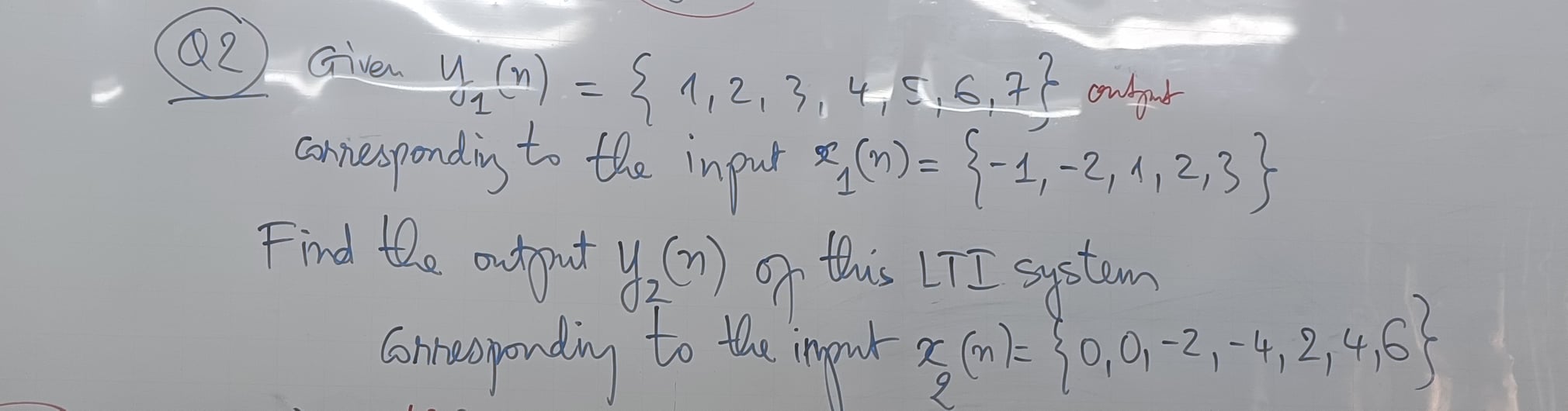 Solved (Q2) ﻿Given u1(n)={1,2,3,4,5,6,7} -(Q2) ﻿Given | Chegg.com