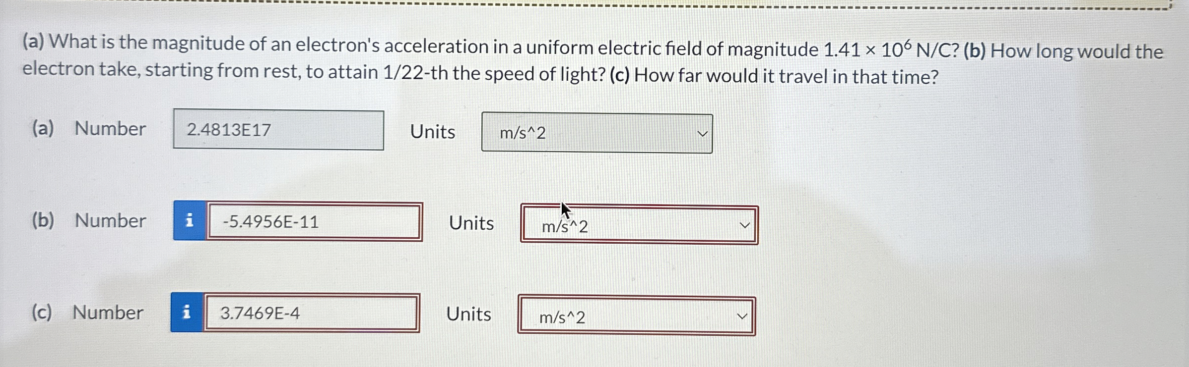 Solved (a) ﻿What is the magnitude of an electron's | Chegg.com