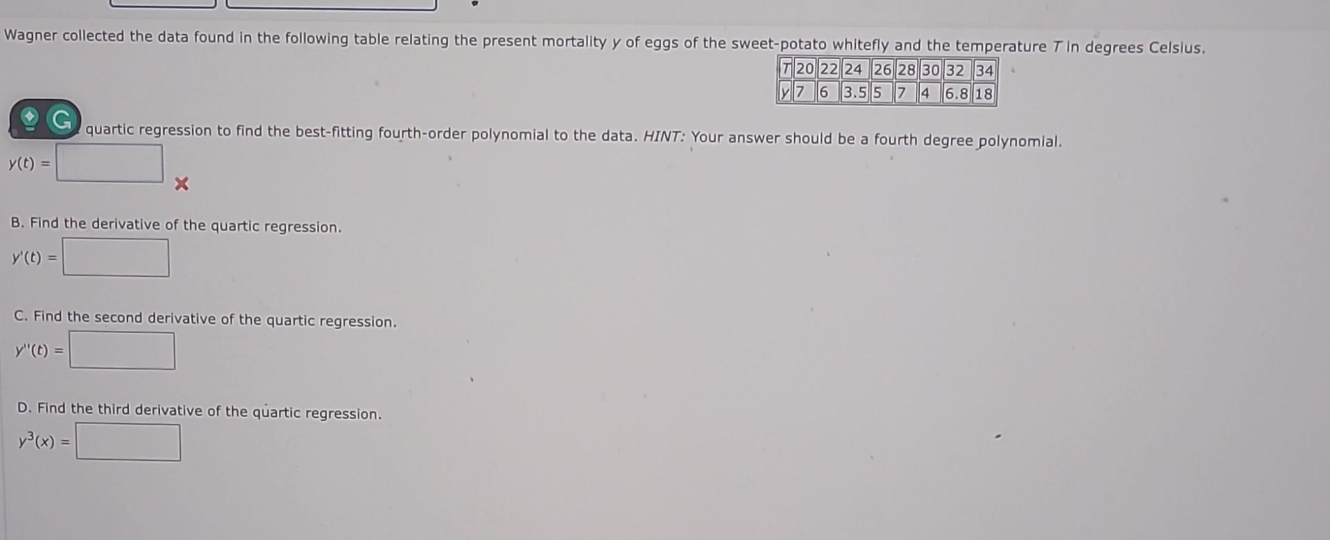 Solved Wagner collected the data found in the following | Chegg.com