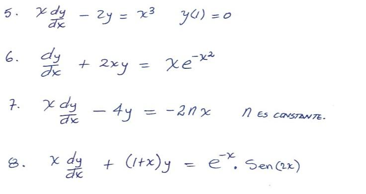 Solved solve the differential equations with all steps | Chegg.com