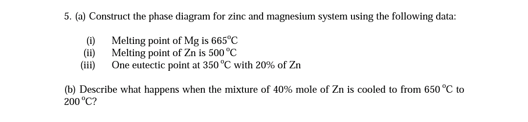 Phase Diagram Of Zinc Magnesium System Alloying Zn Magnesium