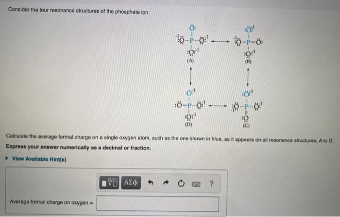 Solved Consider the four resonance structures of the | Chegg.com
