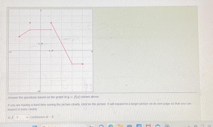3 1/0 -6 1,0 Answer the questions based on the graph | Chegg.com