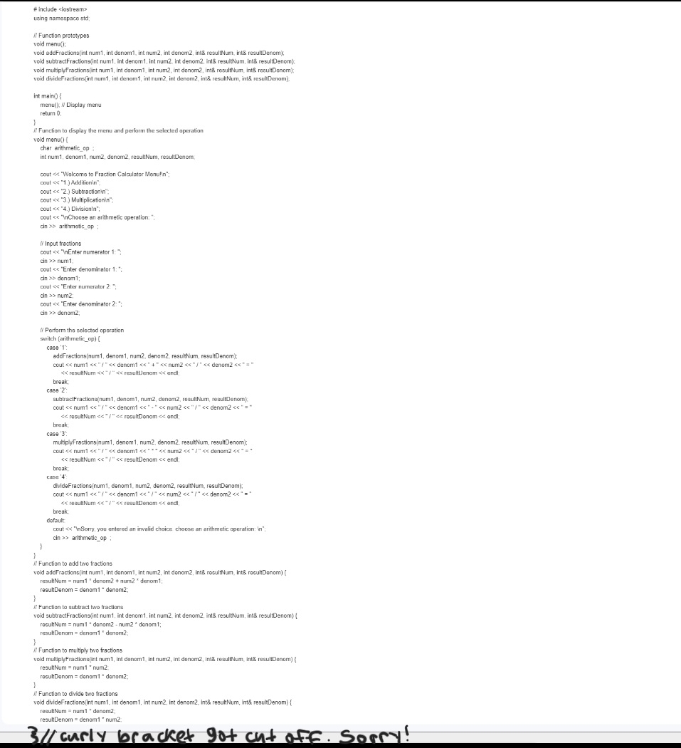 Solved C++. ﻿Please help fix the error in my code. When I | Chegg.com