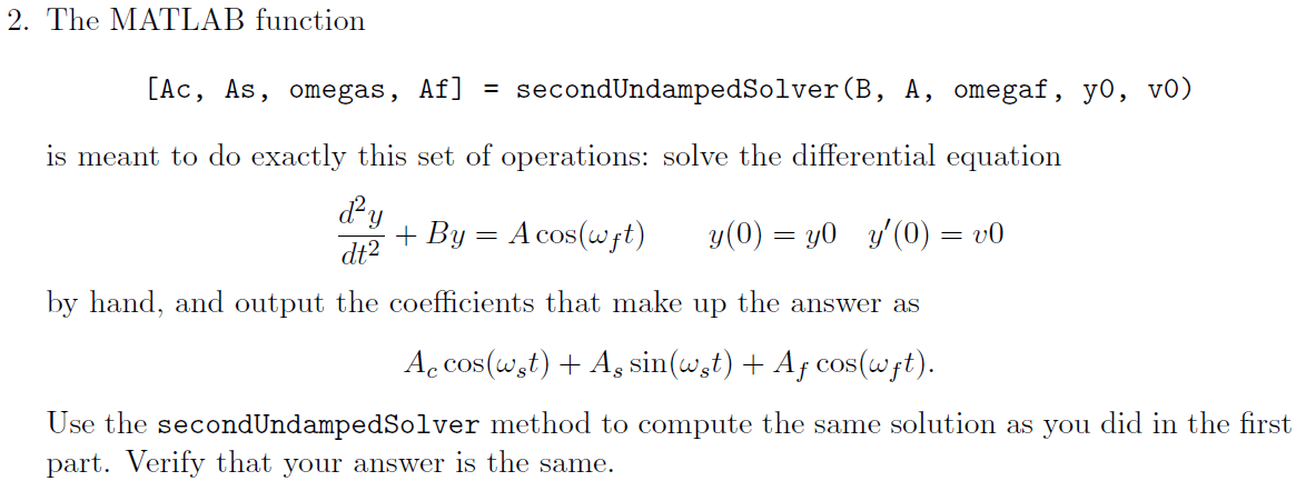 Solved Can I get matlab code of this?The MATLAB function[Ac, | Chegg.com