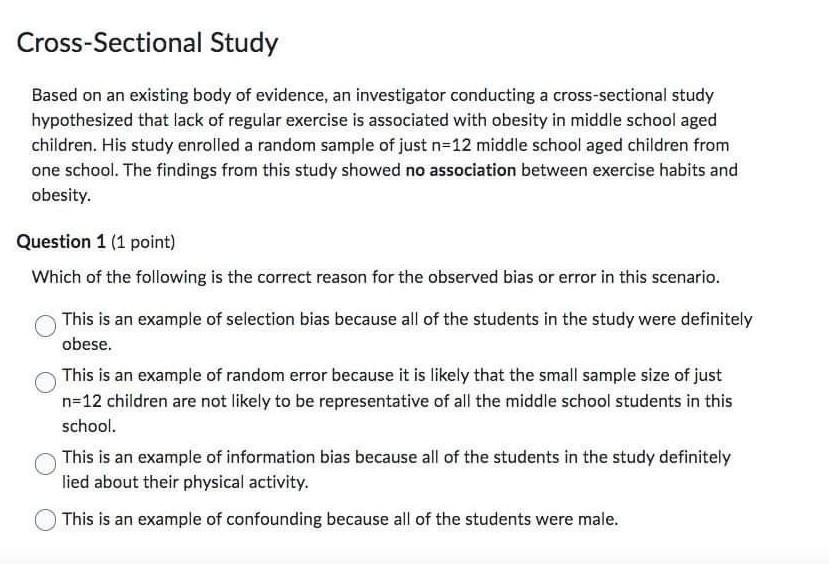 Solved Based on an existing body of evidence, an | Chegg.com