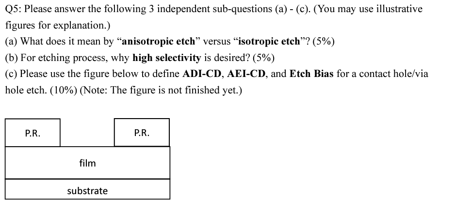 Solved Q5: Please answer the following 3 ﻿independent | Chegg.com
