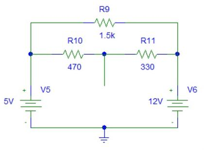 Solved Figure 1. Schematic of the Multi-source Circuit for | Chegg.com
