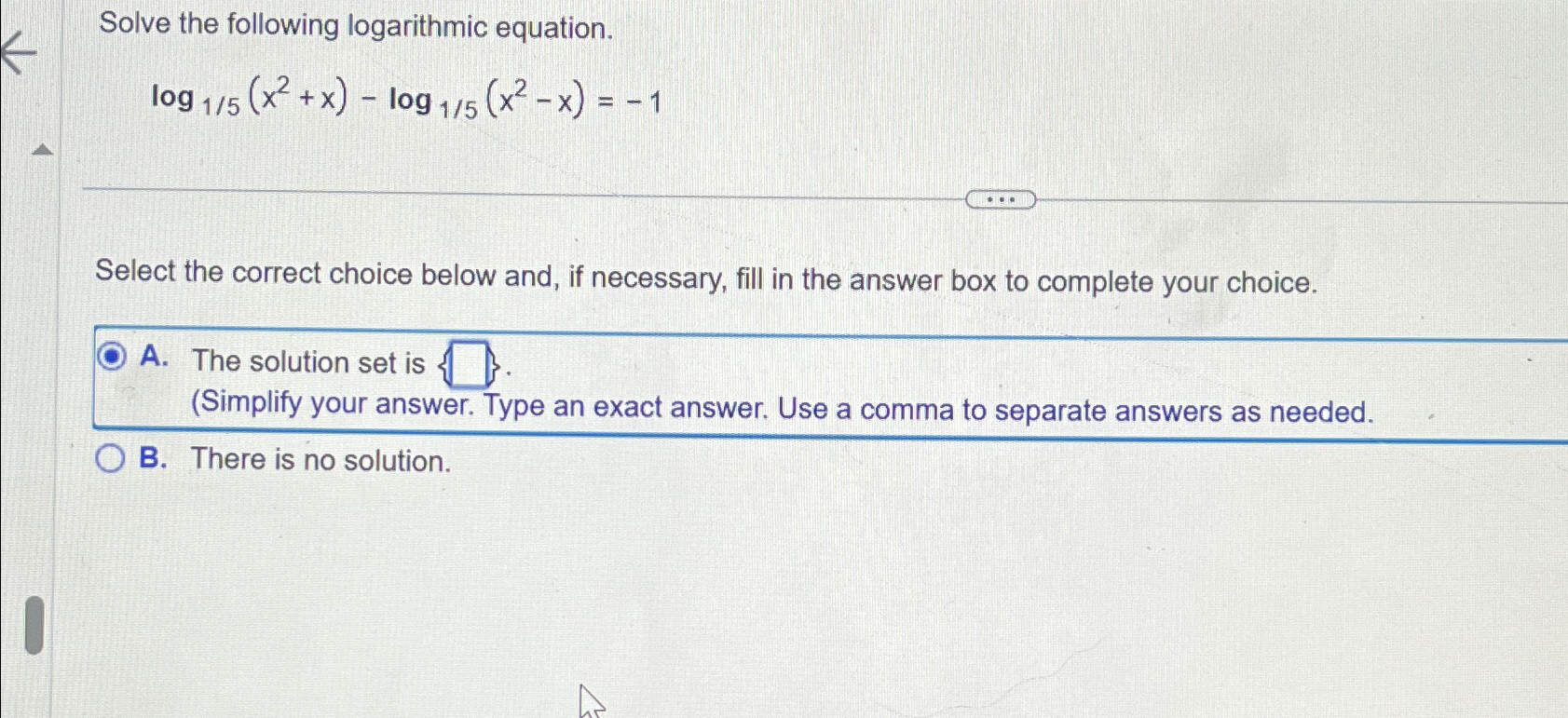 Solved Solve the following logarithmic | Chegg.com