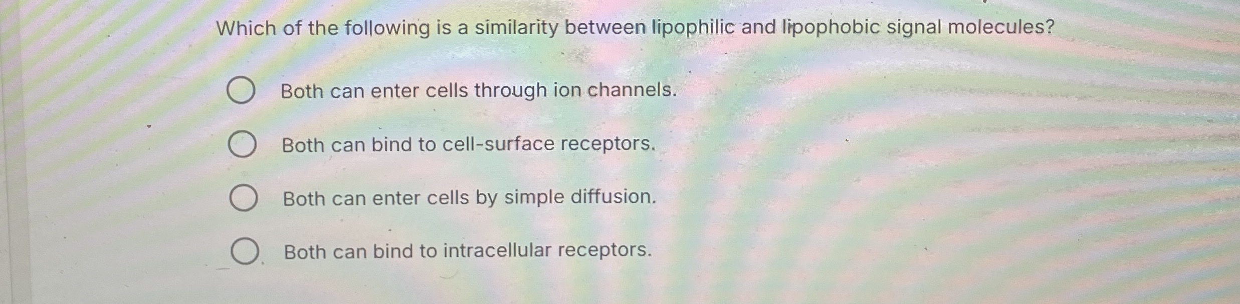 Which of the following is a similarity between | Chegg.com