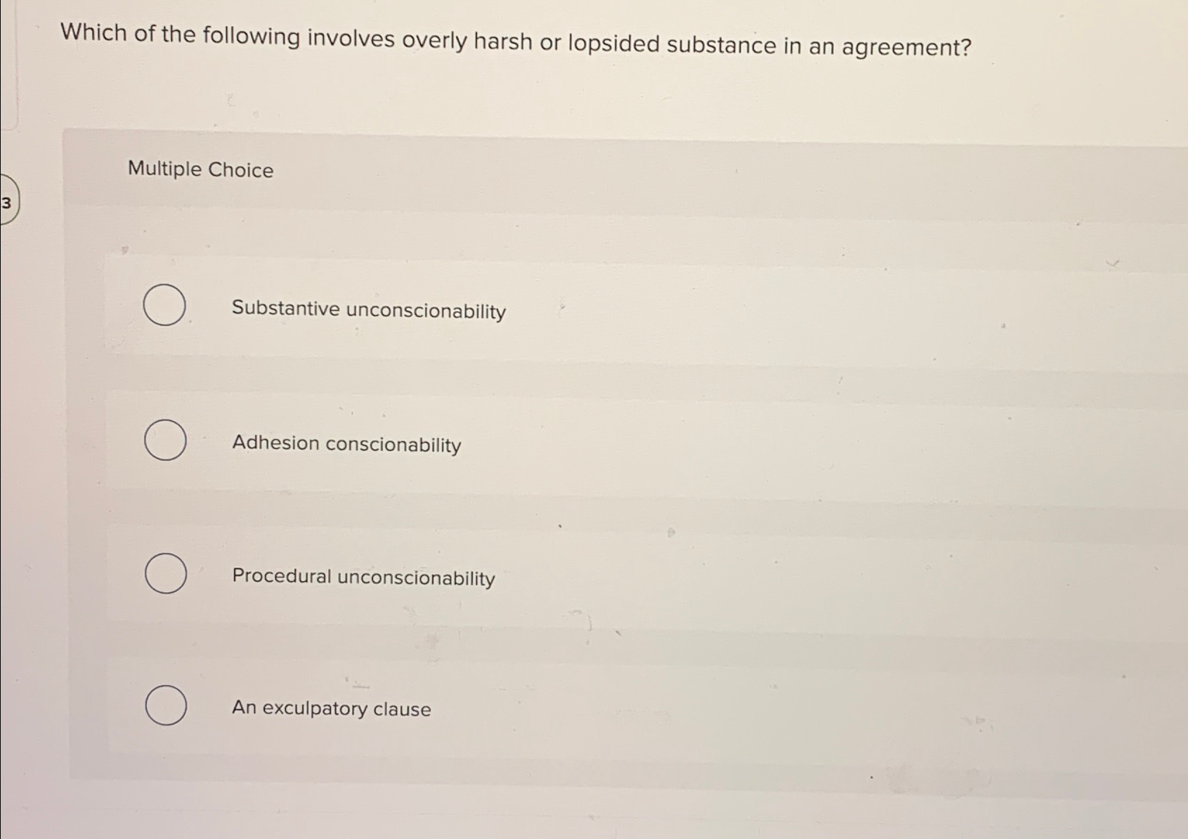 Solved Which of the following involves overly harsh or | Chegg.com