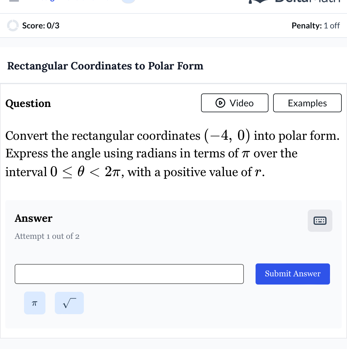 Solved Rectangular Coordinates to Polar FormQuestionConvert | Chegg.com Solved Rectangular Coordinates to Polar FormQuestionConvert | Chegg.com