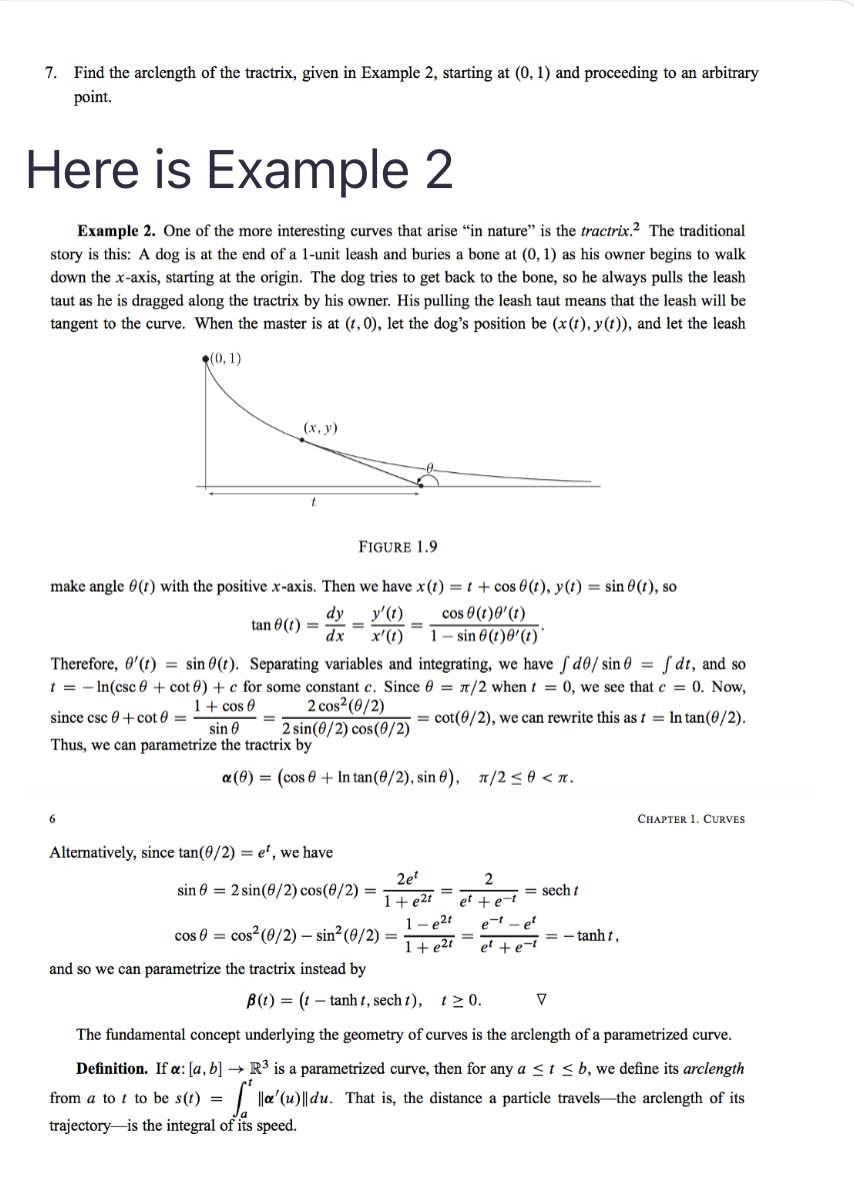 This is differential geometry, solve and explain | Chegg.com