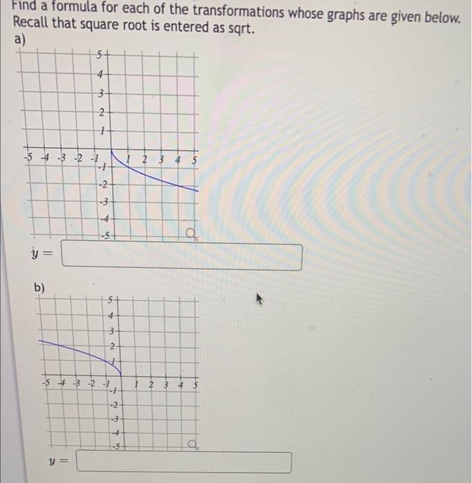 Solved Find a formula for each of the transformations whose | Chegg.com