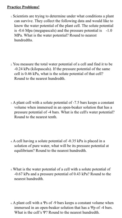 Solved Practice Problems! Scientists are trying to determine | Chegg.com