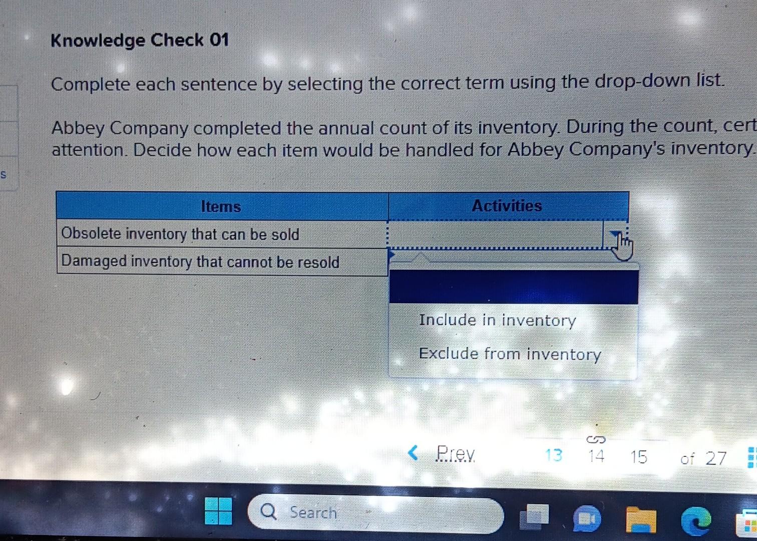 Solved Knowledge Check 01 Complete each sentence by | Chegg.com