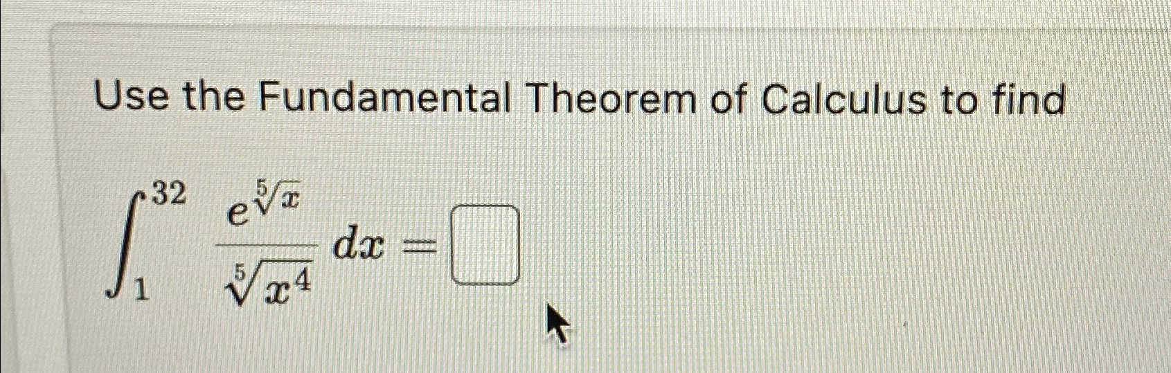 Solved Use the Fundamental Theorem of Calculus to | Chegg.com